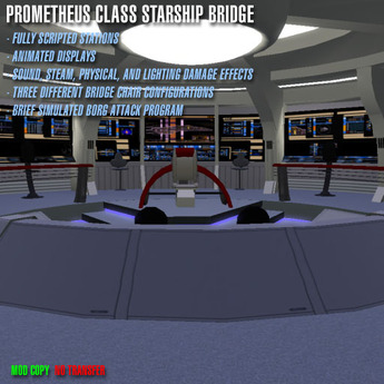 Second Life Marketplace - Prometheus Class Bridge 6.1r